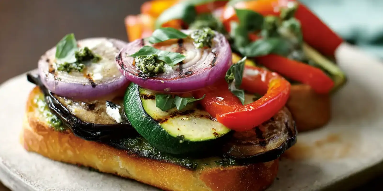 Gegrilde Groente Panini met Verse Mozzarella | Recept - EverydayYummy.nl