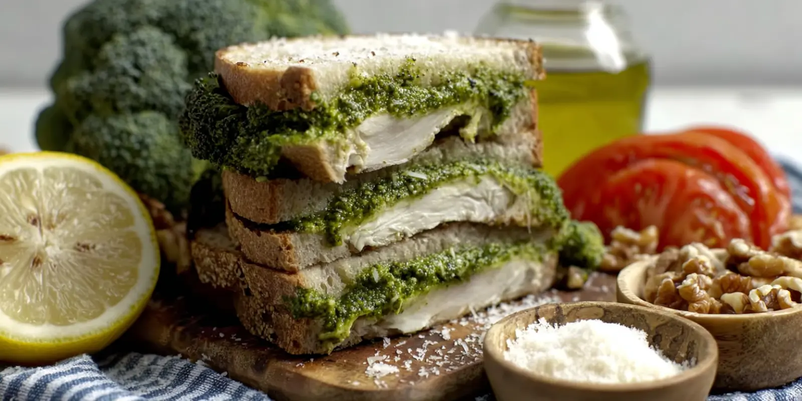 Gegrilde Kip en Broccoli Pesto Panini | Recept - EverydayYummy.nl